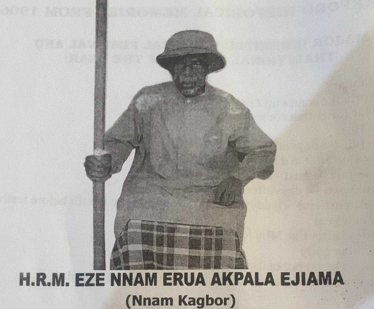 HRH Nnam Erua Akpala Ejiama